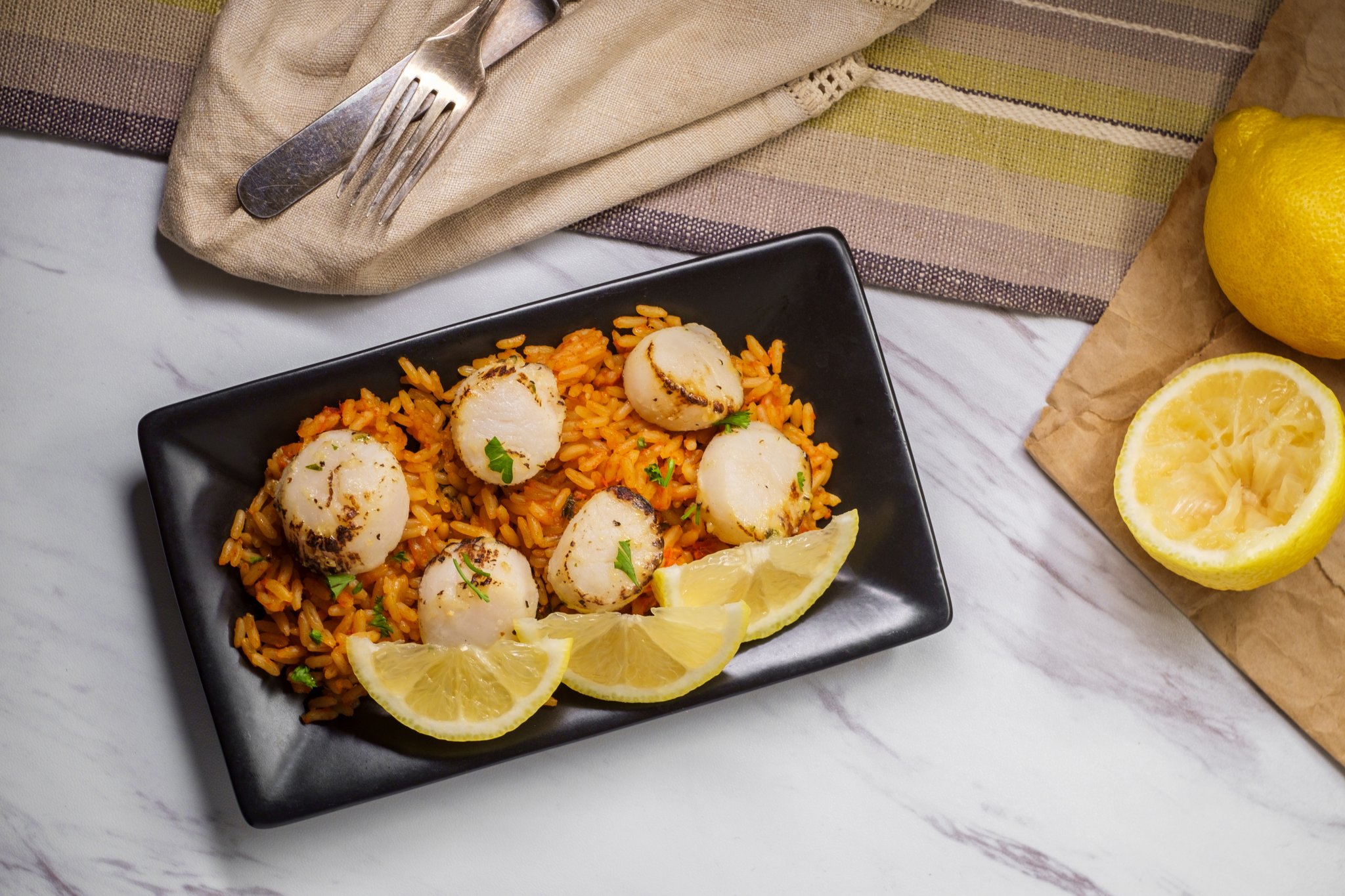 Savory Shrimp and Scallop Scampi | Florida's Sports Coast
