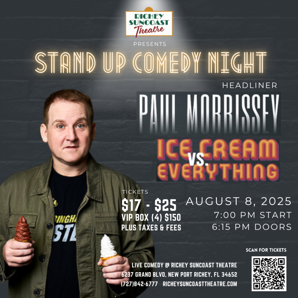 Comedian Paul Morrissey Brings "Ice Cream vs Everything" to Richey ...