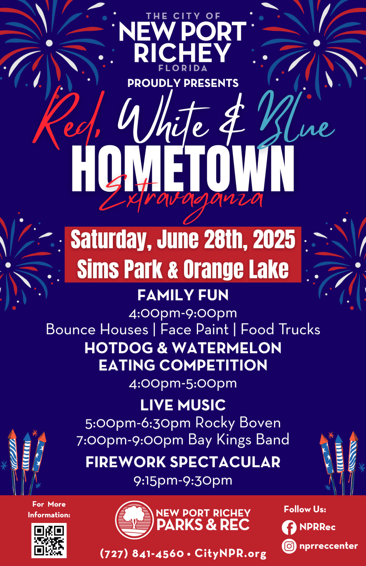 Red, White and Blue Hometown Extravaganza | Florida's Sports Coast